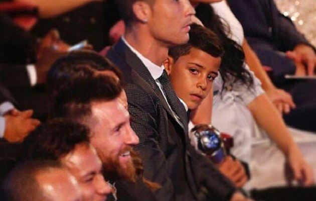 Cristiano Jr. se estrena en Instagram con mensaje a Messi: 'Gracias mí ...